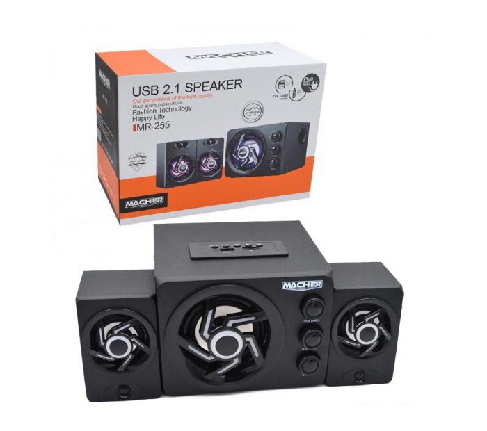 اسپیکر بلوتوثی رم و فلش خور Macher مچر مدل MR-255 - امداد کامپیوتر یزد