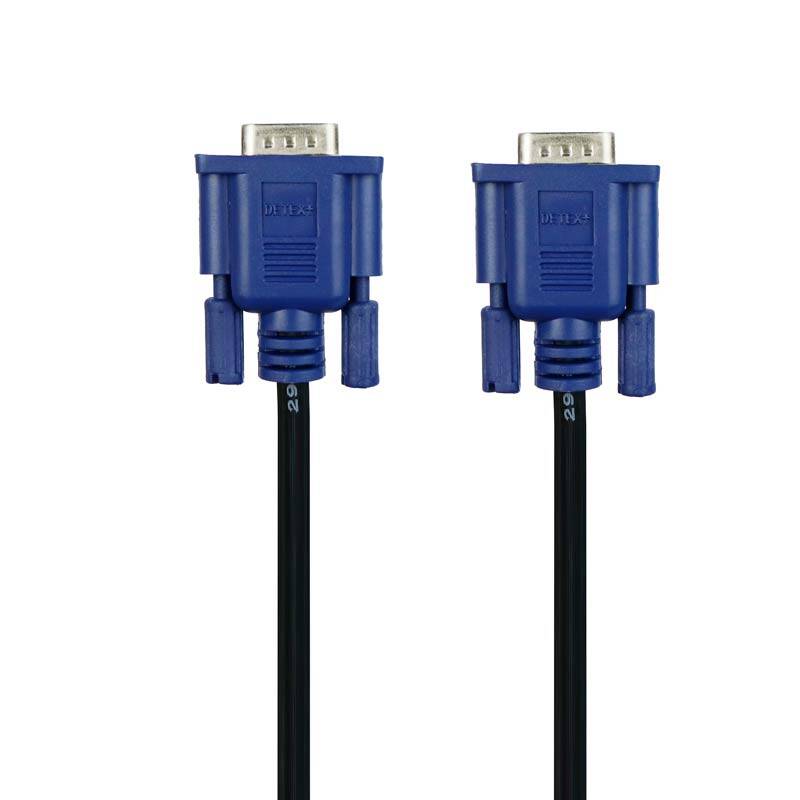 کابل VGA طول 3 متری +Detex - امداد کامپیوتر یزد