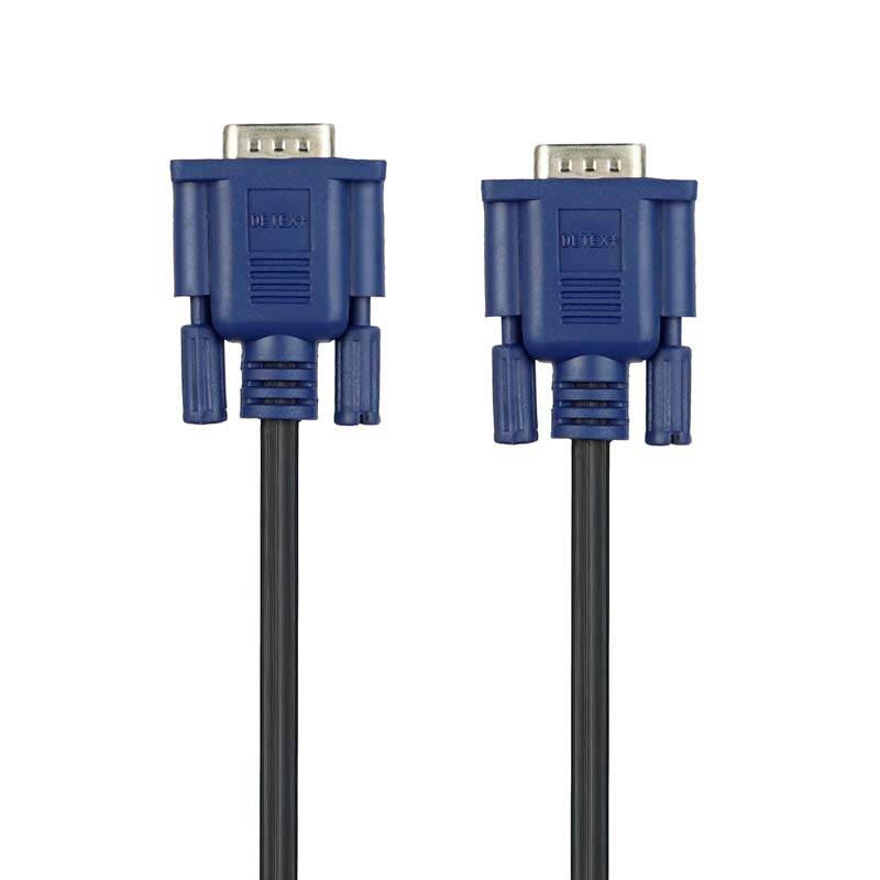 کابل VGA طول 5 متری +Detex - امداد کامپیوتر یزد