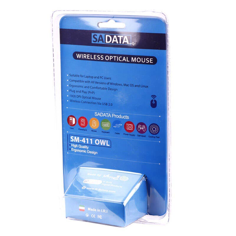 ماوس وایرلس سادیتا مدل SM-411 OWL - امداد کامپیوتر یزد