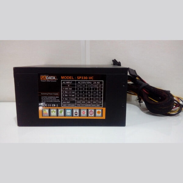پاور SA DATAمدلSP-330-VC-دو عدد 4پین سی پی یو - امداد کامپیوتر یزد