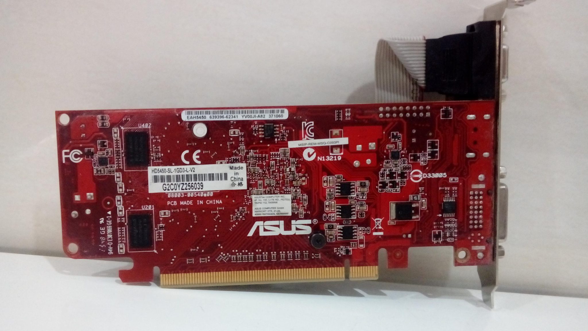 کارت گرافیک یک گیگASUS AMD REDEON HD 5450 - امداد کامپیوتر یزد